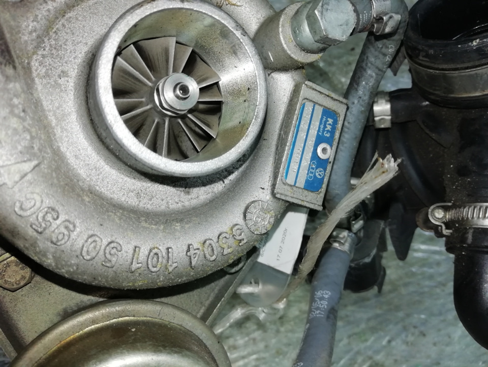 Замена турбины. — Audi A4 Avant (B5), 1,8 л, 2001 года | своими руками ...