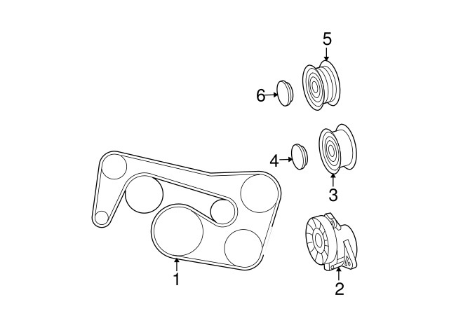 A2722020119 Шкив натяжителя ремня Mercedes | Запчасти на DRIVE2