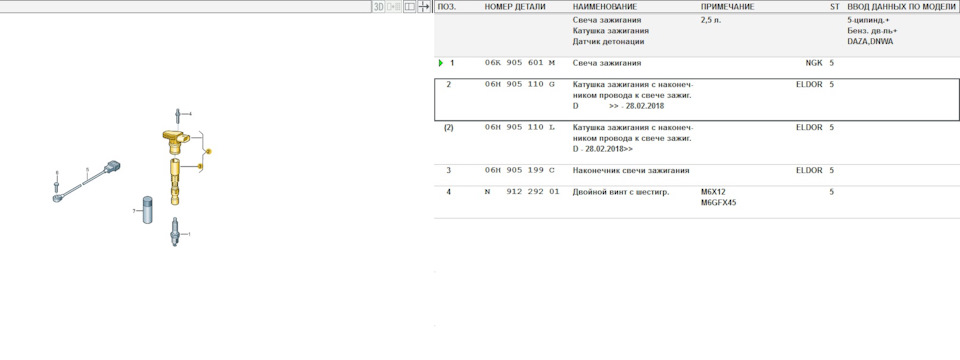 СИСТЕМА ЗАЖИГАНИЯ — Катушки + Cвечи от Audi RS — Skoda Octavia A7 Mk3 ...