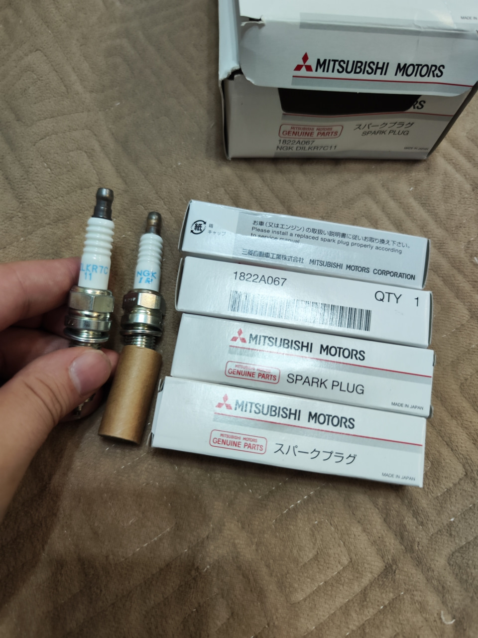 1822A067 Свеча зажигания Mitsubishi | Запчасти на DRIVE2