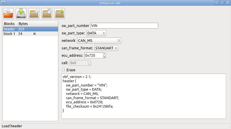 Редактор vbf файлов — DRIVE2