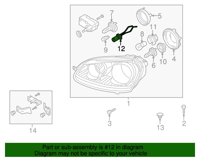 8L0941953 Патрон лампы стояночного света VAG | Запчасти на DRIVE2