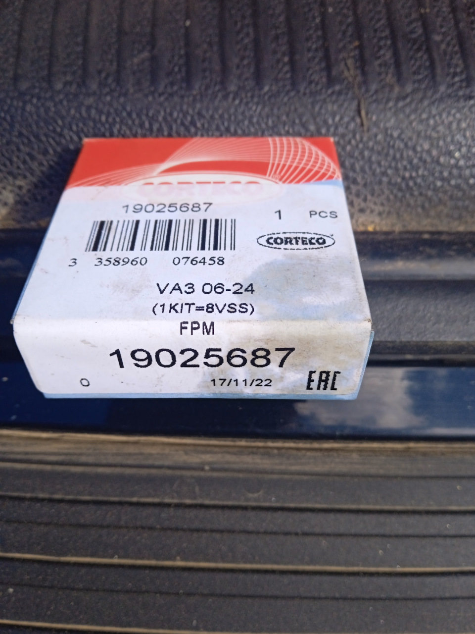19025687 Комплект прокладок, стержень клапана CORTECO | Запчасти на DRIVE2