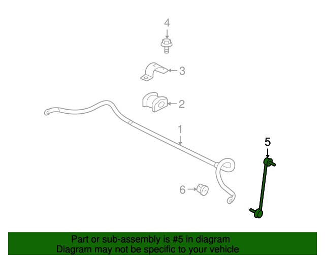 MR316368 Стойка стабилизатора Mitsubishi | Запчасти на DRIVE2