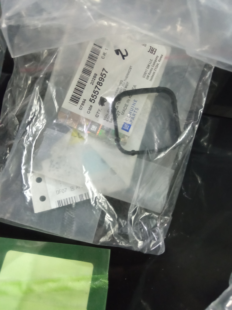 55578957 уплотнение термостата GM | Запчасти на DRIVE2