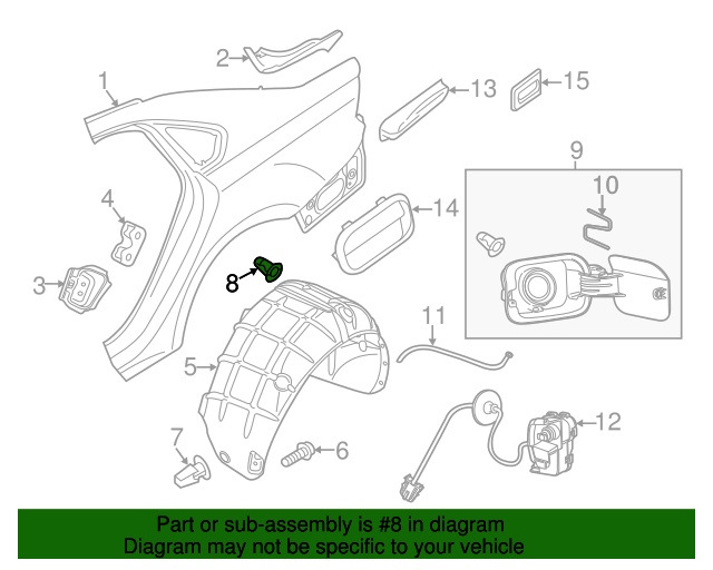 N10621301 КЛИПСА КРЕПЁЖНАЯ 599 VAG | Запчасти на DRIVE2