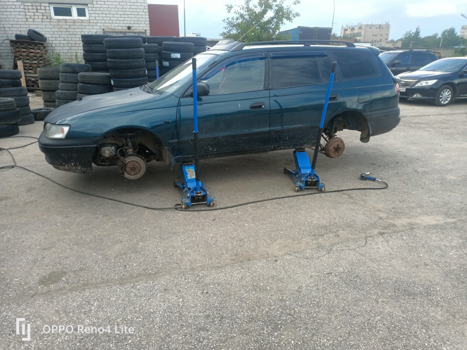 Резина, диски — Toyota Carina E, 2 л, 1994 года | шины | DRIVE2