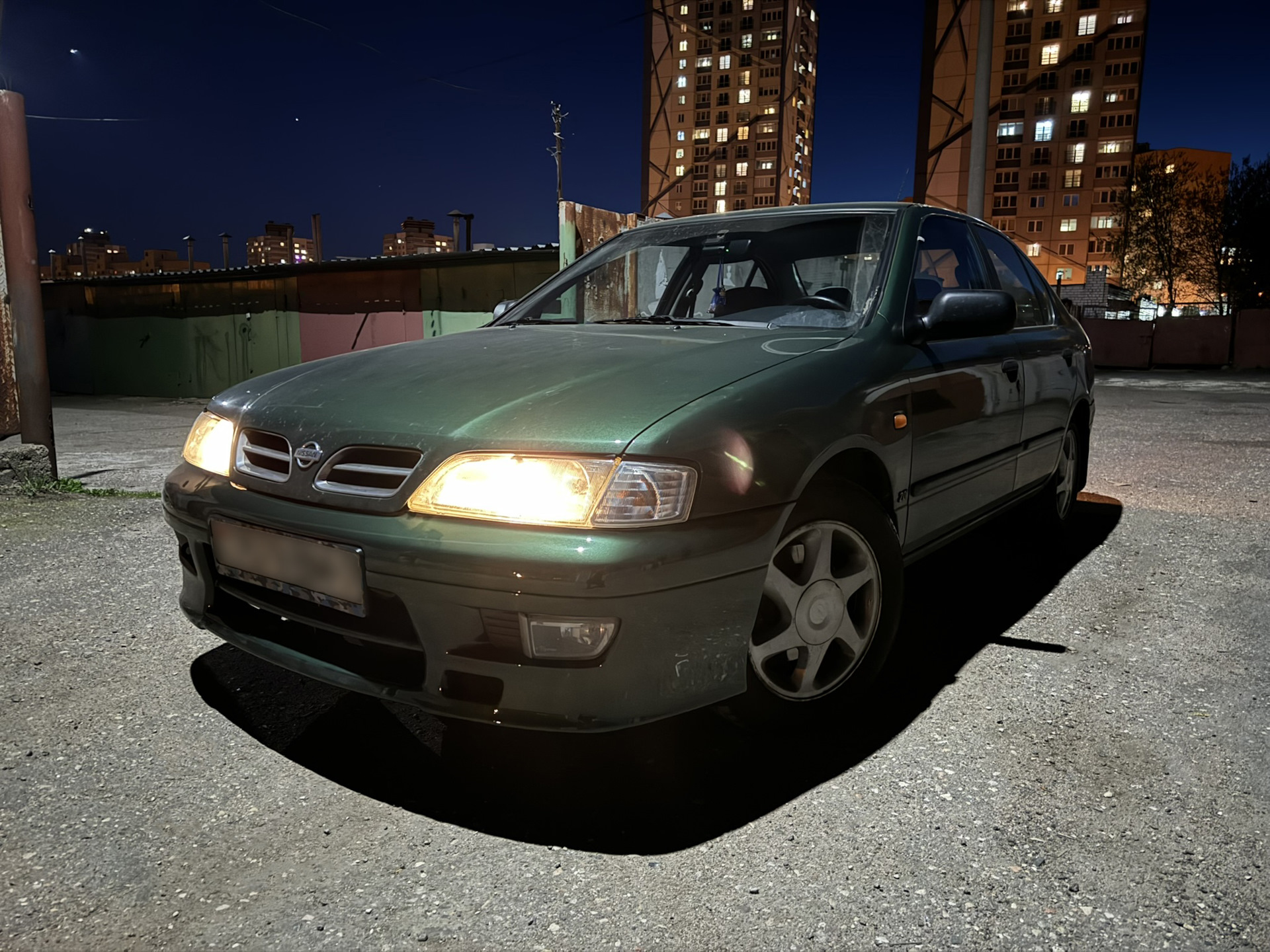 Установка переднего бампера GT — Nissan Primera (P11), 2 л, 1996 года ...