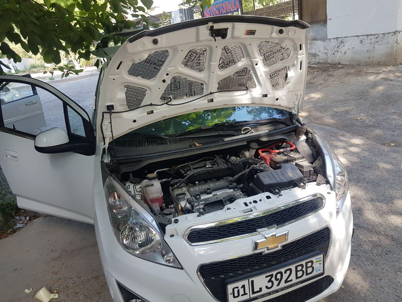 Продолжаем шумить. Двери, карты дверей и капот — Chevrolet Spark (M300), 1,2 л, 2018 года ...