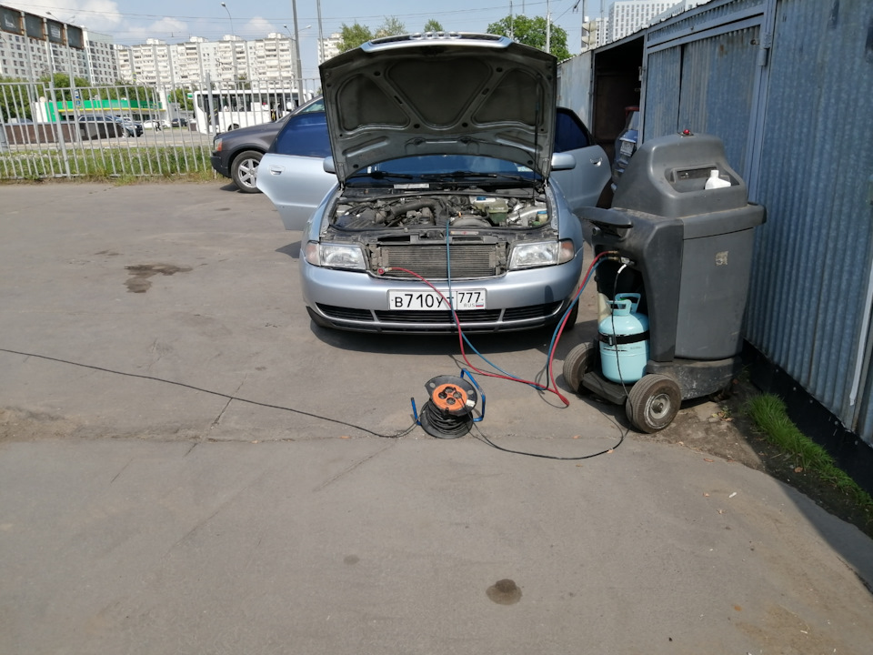 Шипит кондиционер.(РЕШЕНО). — Audi A4 (B5), 1,8 л, 1996 года | просто ...