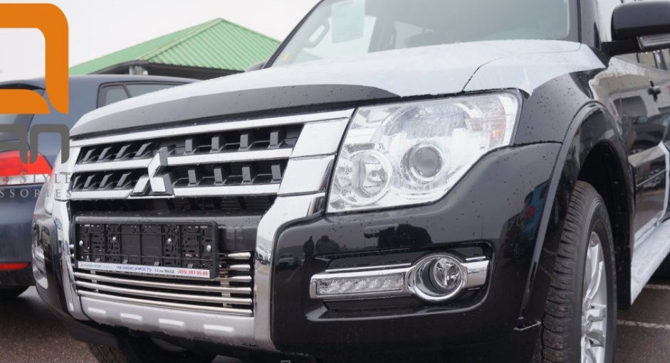 Решётка радиатора Pajero-IV, нержавейка., 16 мм. 2014 — CAN OTOMOTIV ...