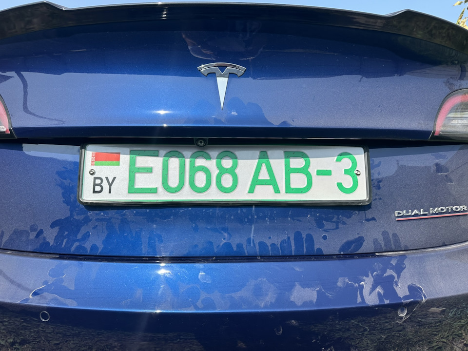 Силиконовая номерная рамка — Tesla Model 3 (1G), 2019 года | стайлинг ...