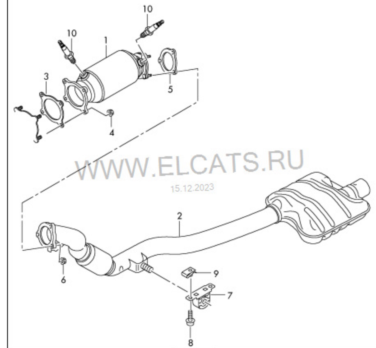 Замена крестовины рулевого вала 2. — Audi A6 (C7), 2 л, 2012 года ...