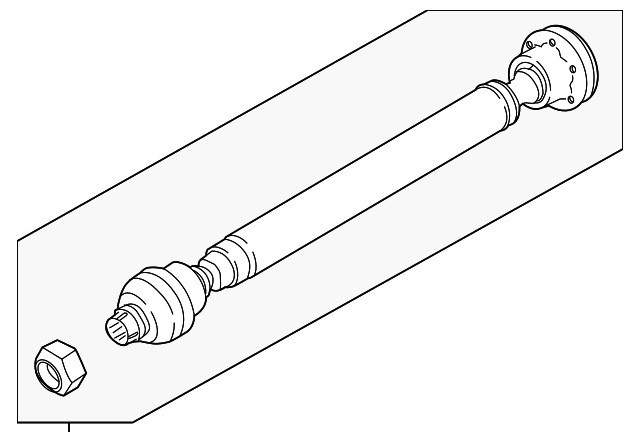 LR057620 Вал в сборе с шрус Jaguar Land Rover | Запчасти на DRIVE2