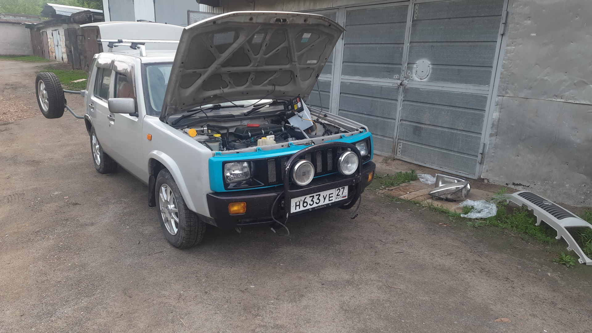 Новая морда jeeeeeep ;) — Nissan Rasheen, 2 л, 1999 года | тюнинг | DRIVE2