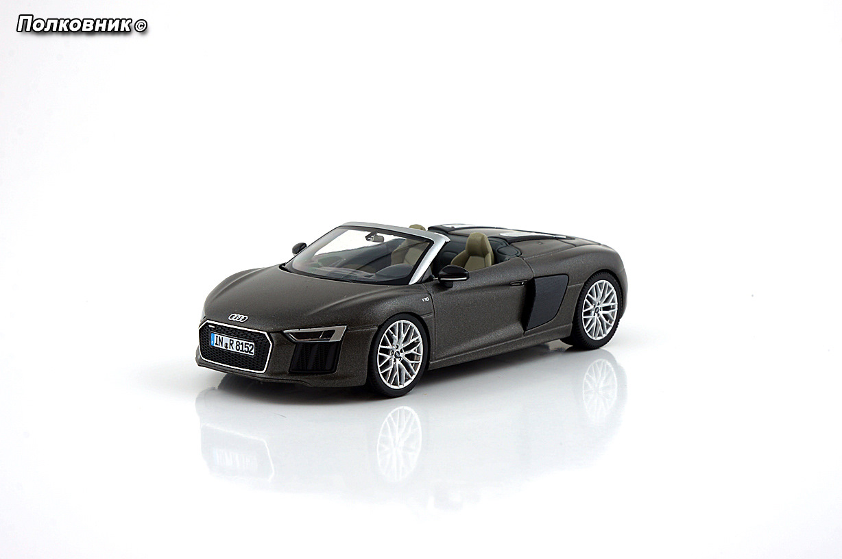2016 Audi R8 V10 Spyder Typ (4S) Argusbraun matt (Herpa) 1:43 ...