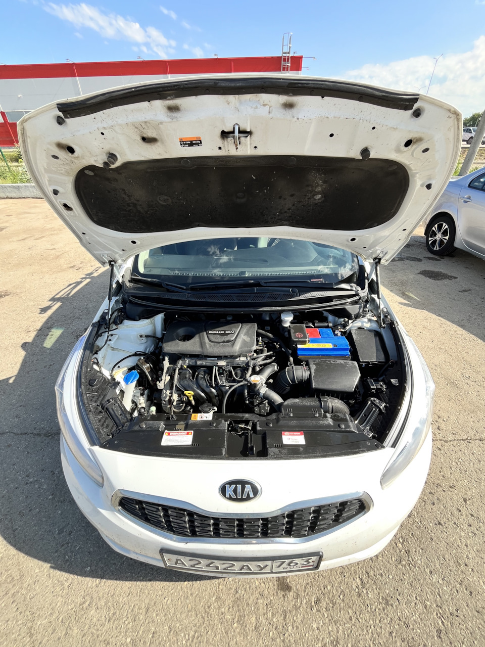 ️Подкапотка 11.06.24 — KIA Ceed (2G), 1,6 л, 2017 года | другое | DRIVE2