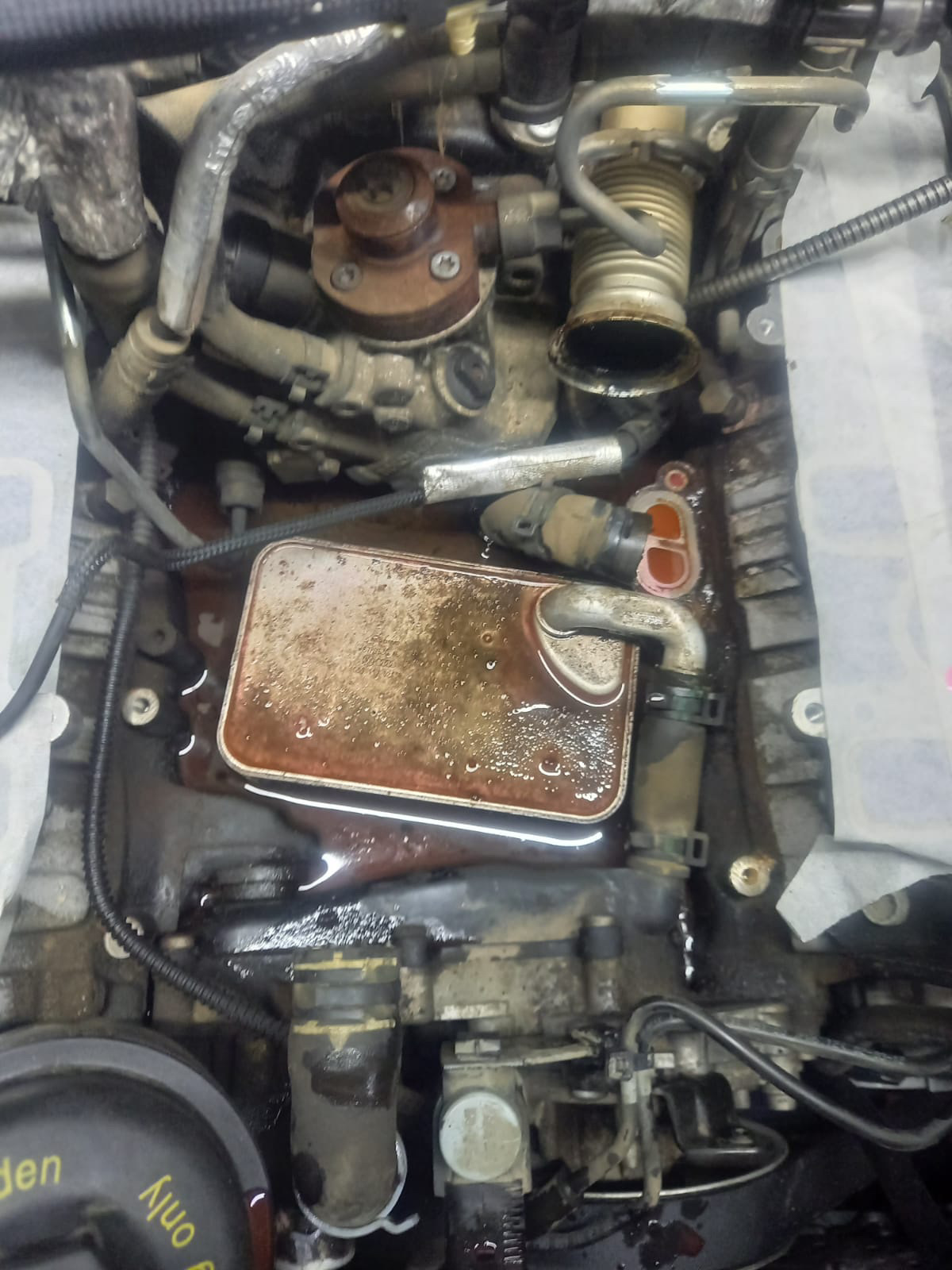 Ремонт развала двигателя — Audi A6 (C7), 3 л, 2012 года | поломка | DRIVE2