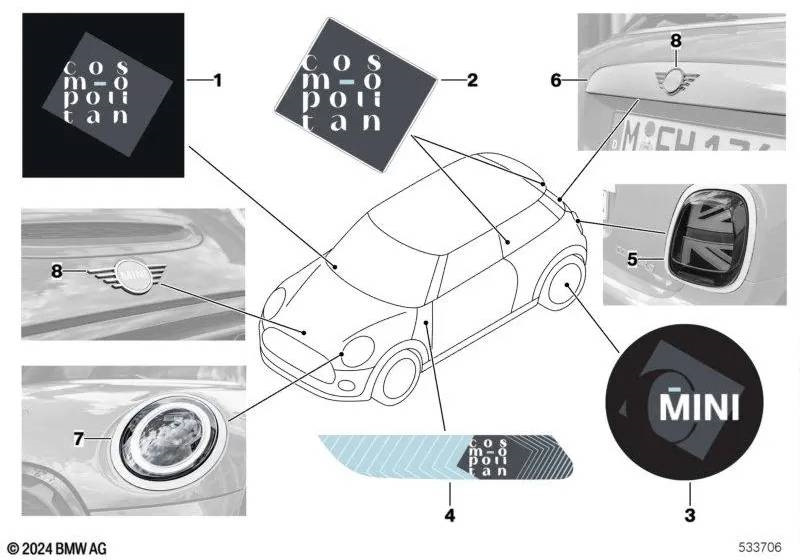 Каталог OEM исполнение специальных серий MINI JCW F56 LCI — 3 часть ...