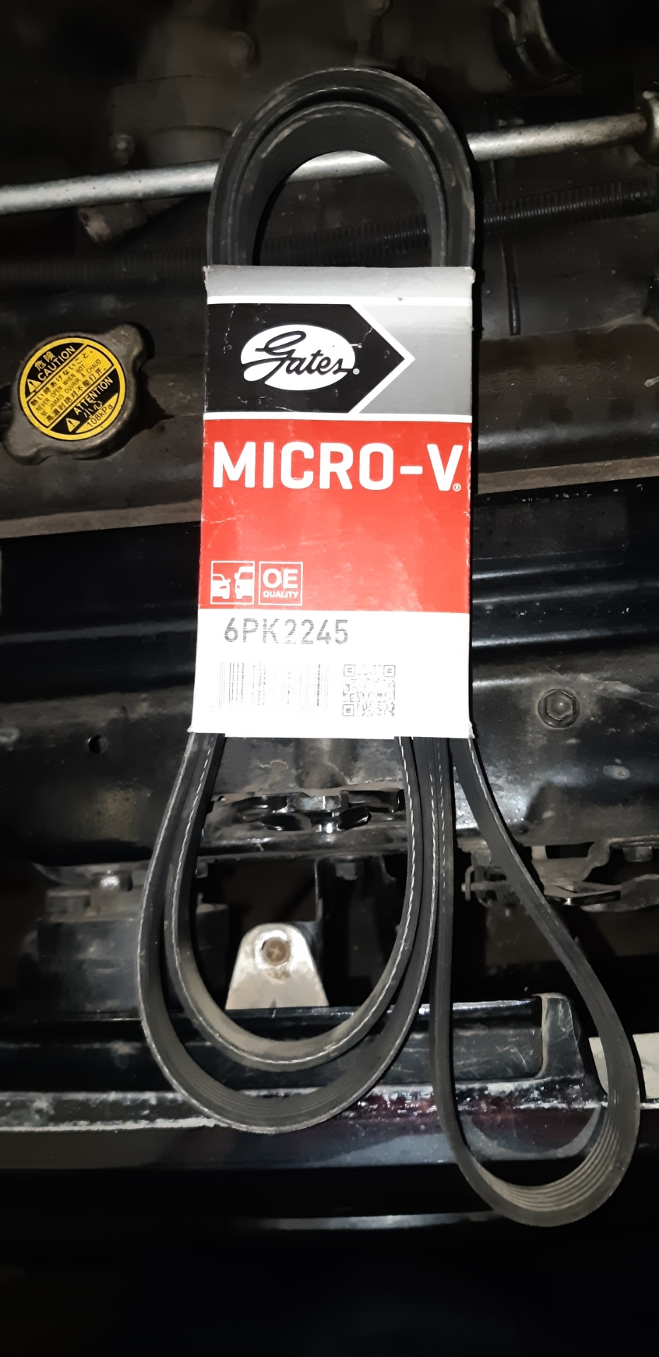 414000. Вискомуфта. Патрубки. Приводной ремень. — Toyota Land Cruiser ...