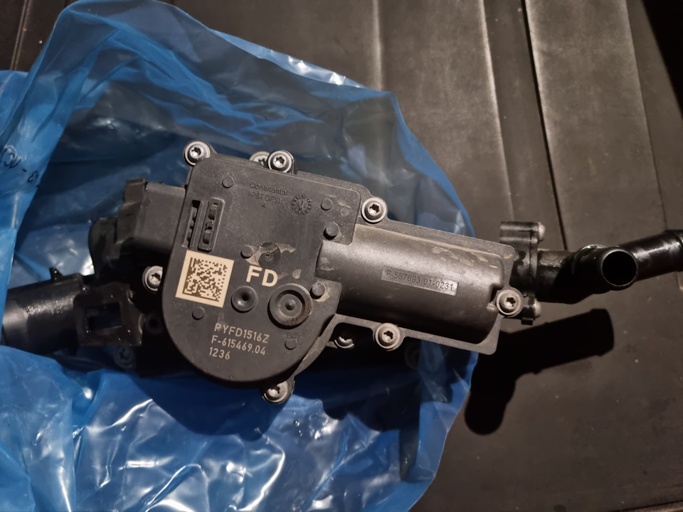 PYFD1516Z КЛАПАН РЕГУЛИРОВОЧНЫЙ СИСТЕМЫ ОХЛАЖДЕНИЯ (ТЕРМОСТАТ) M6'2019 ...