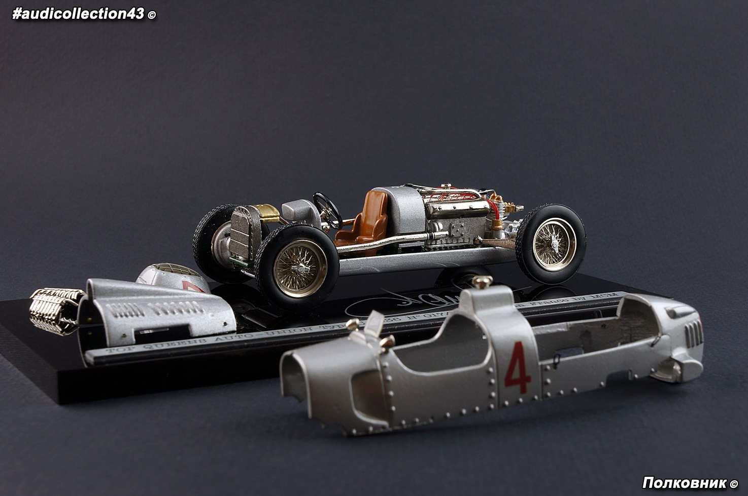 1936 Auto Union Typ C #4 German GP, B. Rosemeyer (MCM Top Queens) 1:43 — Сообщество «Масштабные ...