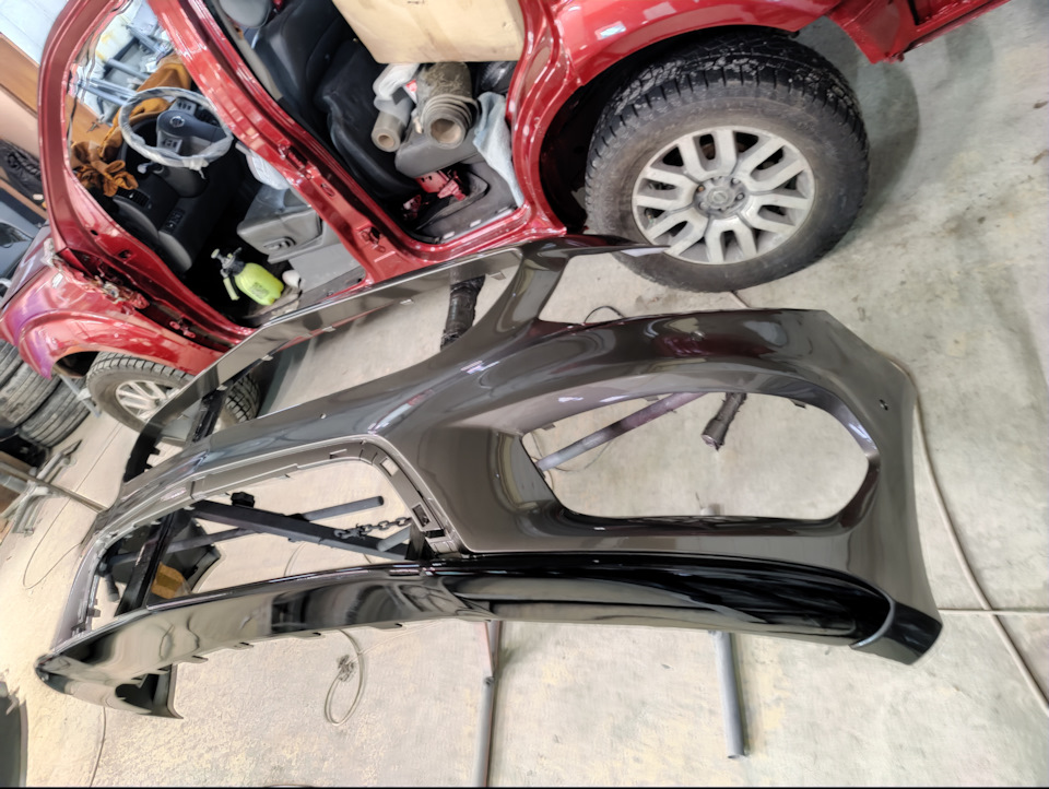 Дооснащение: Передний бампер от рестайлинга. Код 772 — Mercedes-Benz B ...