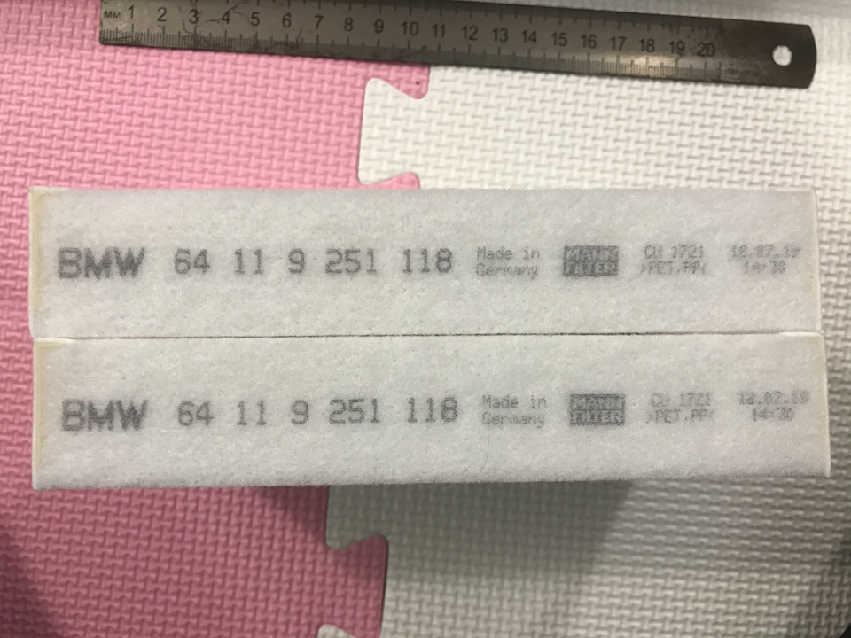 Комплект фильтров BMW (для мотора B47D20) + стеклоочистители. — BMW X3 ...