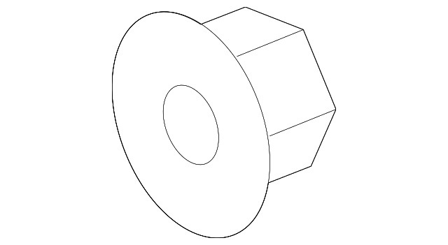 33326794873 Гайка с буртиком шестигранная BMW | Запчасти на DRIVE2