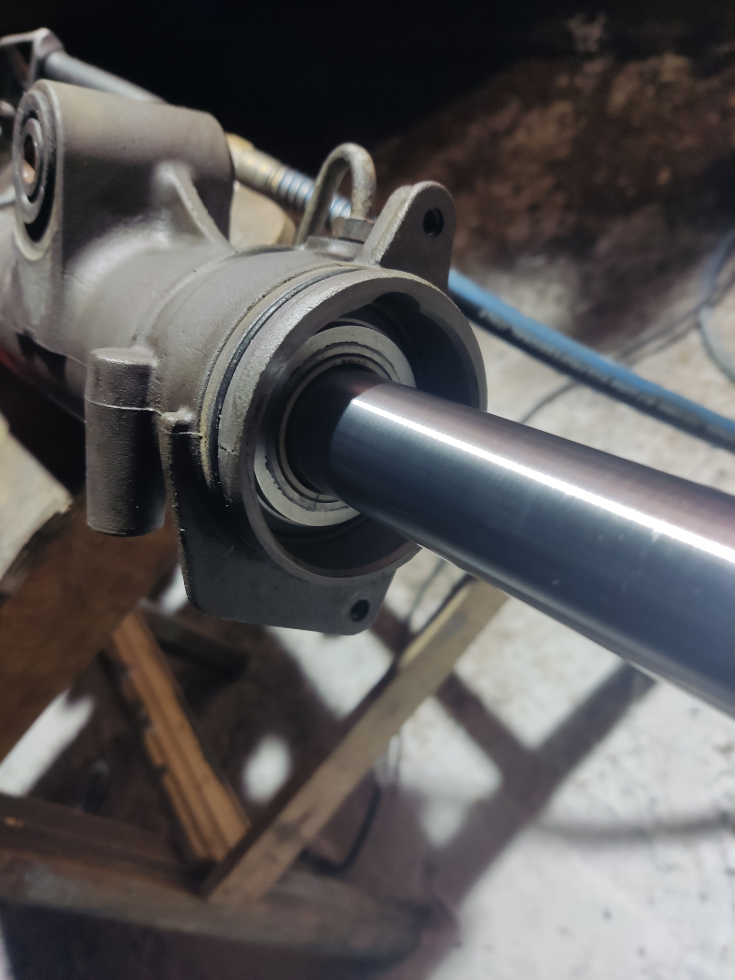 Ремонт передней подвески — Porsche Cayenne (1G) 955/957, 4,5 л, 2004 ...