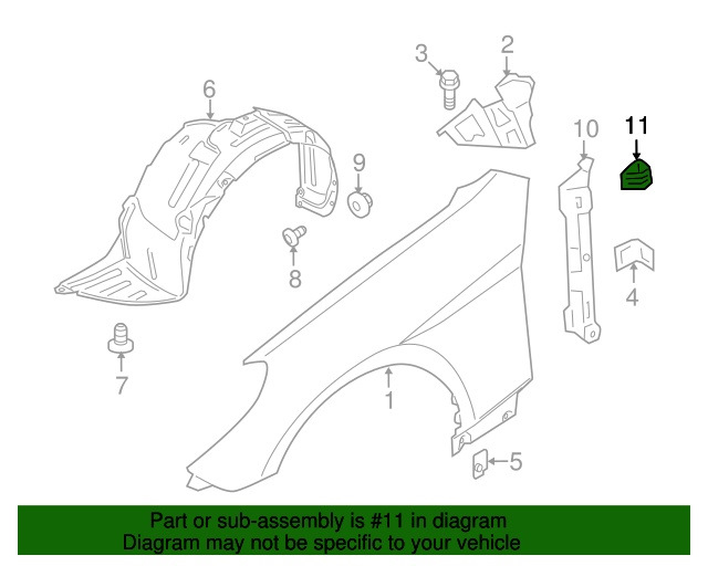 8112637010 Клипса утеплителя капота KIA HYUNDAI | Запчасти на DRIVE2