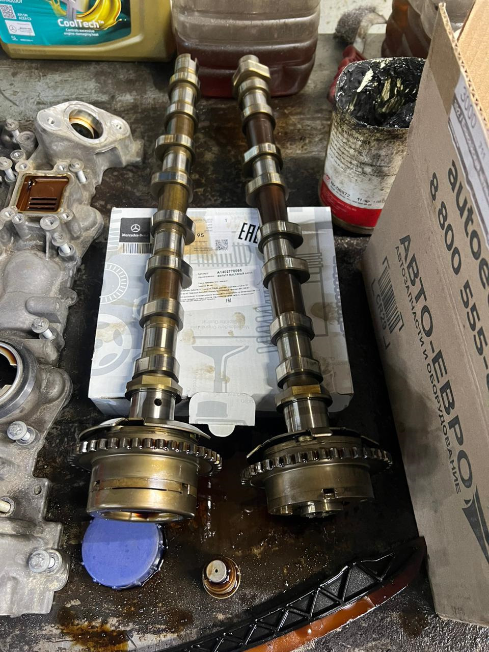 Замена ГРМ на 274.910 — Mercedes-Benz C-Class (W204), 1,6 л, 2013 года ...