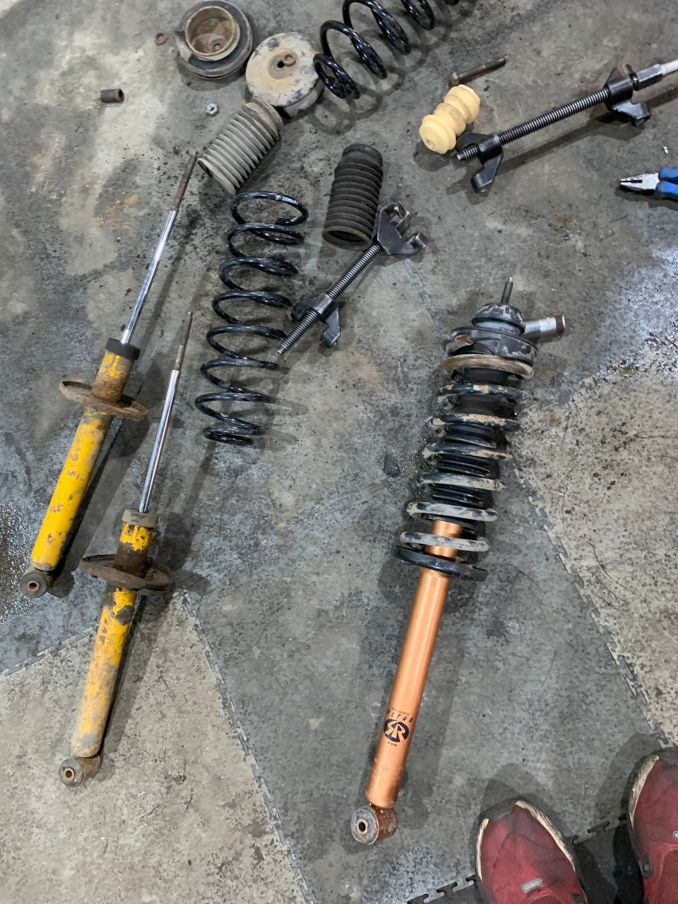 замена подвески и коробки — Volkswagen Jetta II, 1,3 л, 1985 года ...