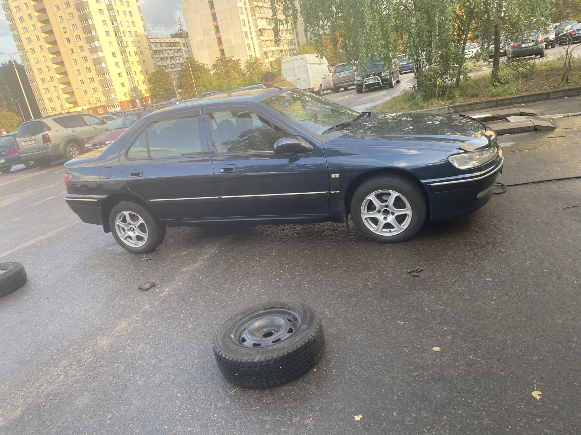 Литые диски — Peugeot 406, 1,8 л, 1999 года | шины | DRIVE2