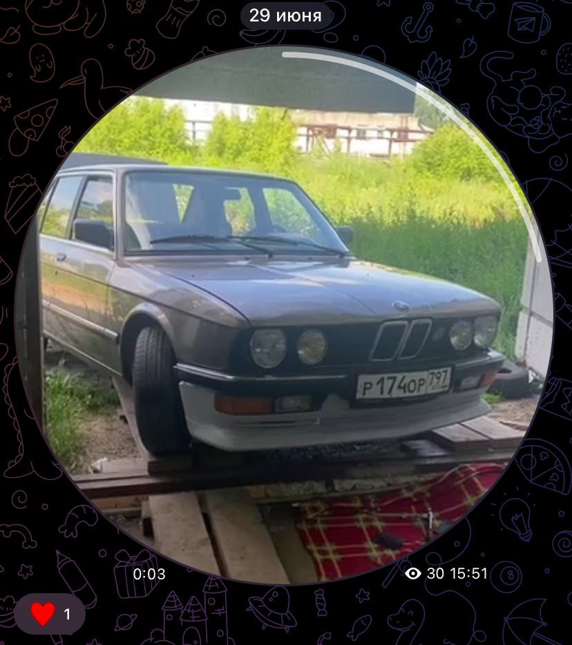 ep_5 Установка губы 'Zender' — BMW 5 series (E28), 1,8 л, 1983 года ...