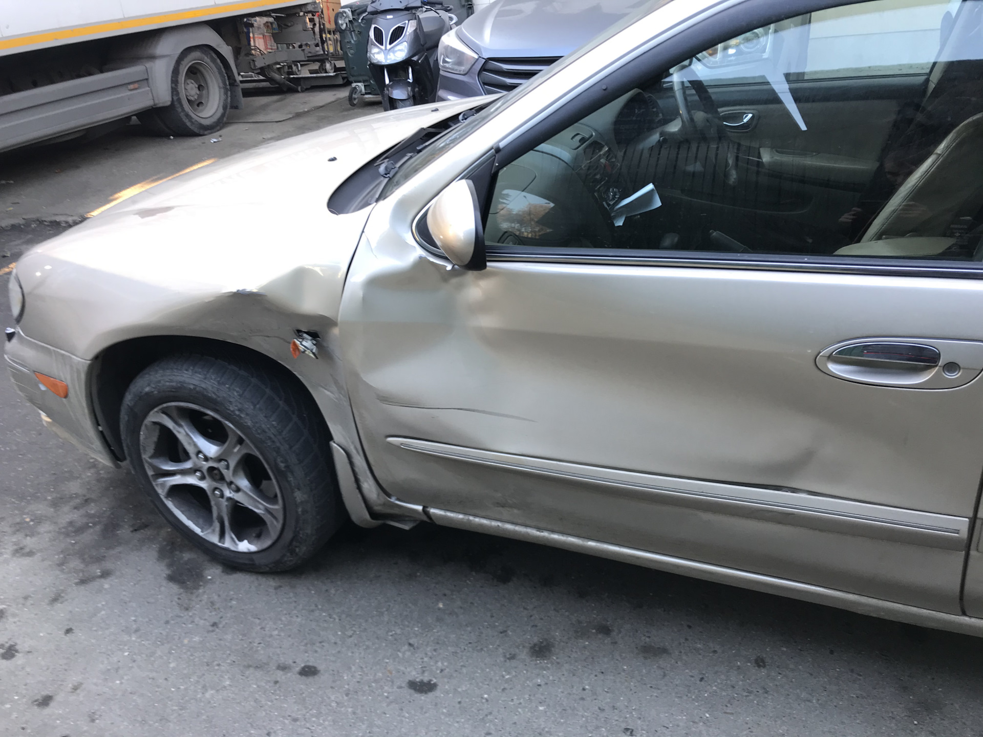 ДТП — Nissan Cefiro (A33), 2 л, 2001 года | ДТП | DRIVE2