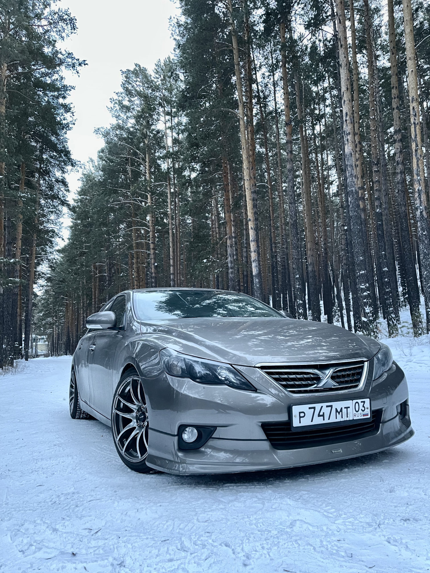 Зима, лес, Марк — Toyota Mark X (GRX130), 2,5 л, 2010 года | фотография | DRIVE2
