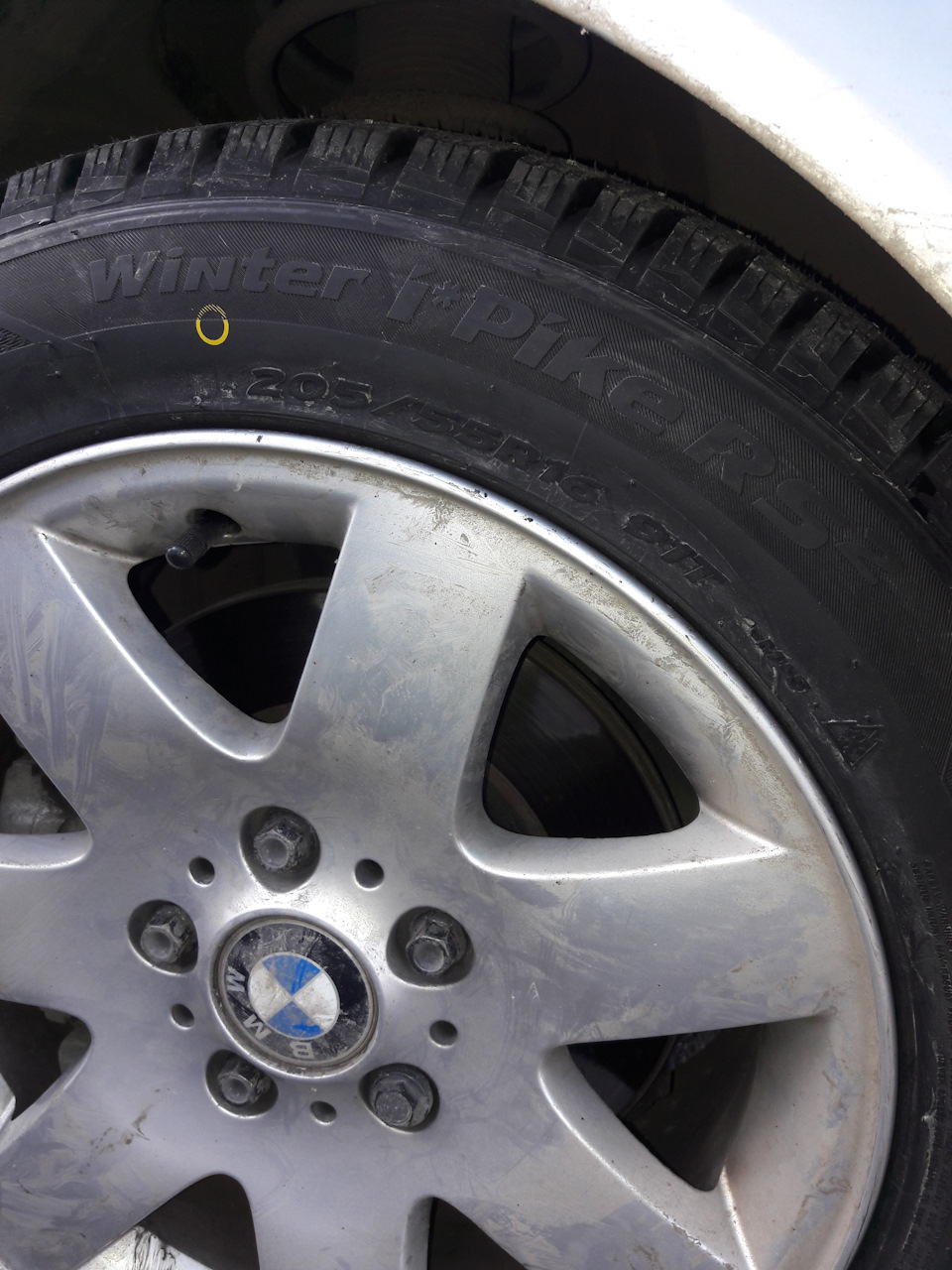 Резина на зиму. — BMW 3 series (E46), 2,8 л, 1998 года | шины | DRIVE2