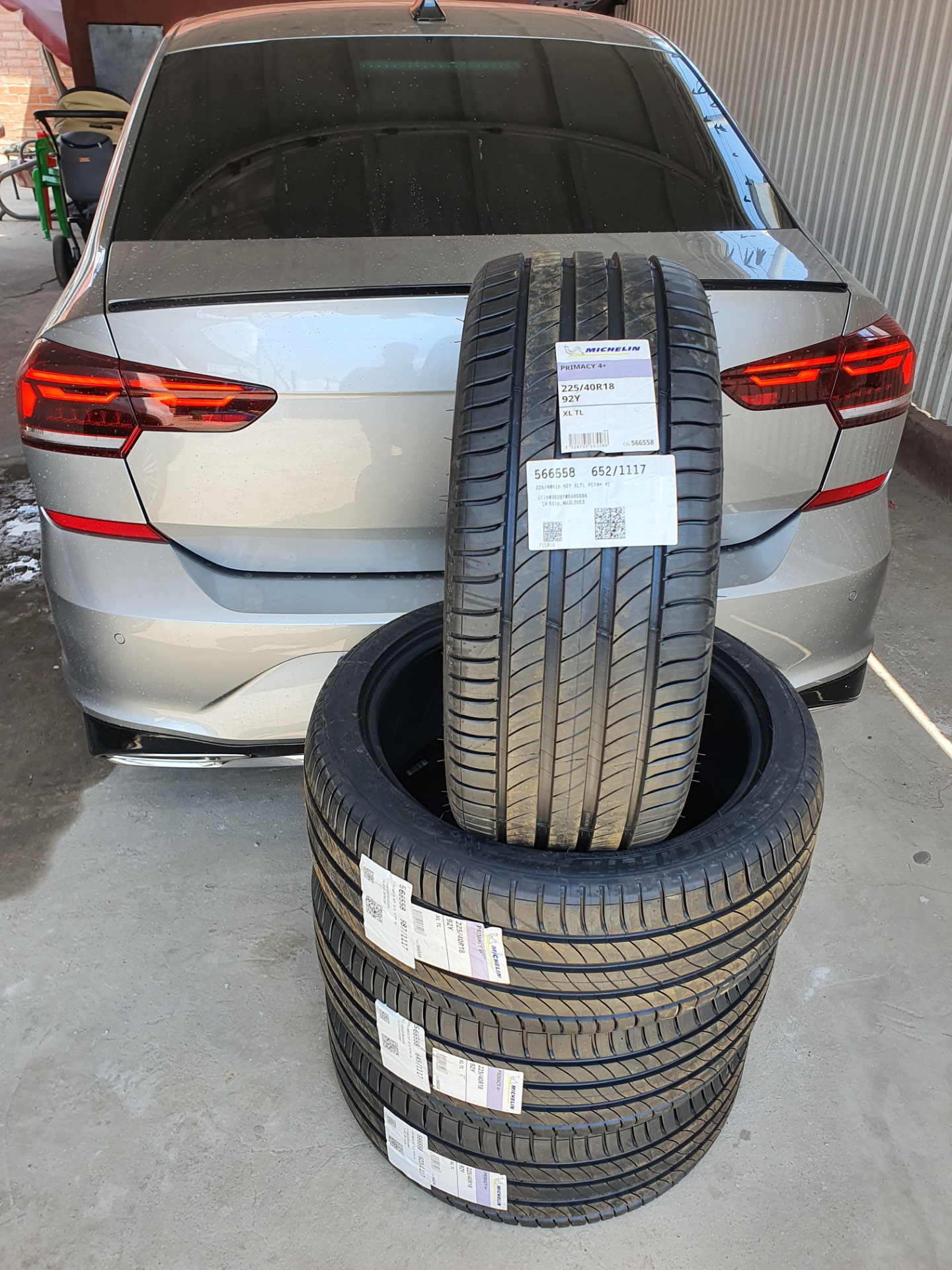 MICHELIN Primacy 4+ 225/40R18 — Volkswagen Polo liftback, 1,6 л, 2021 ...