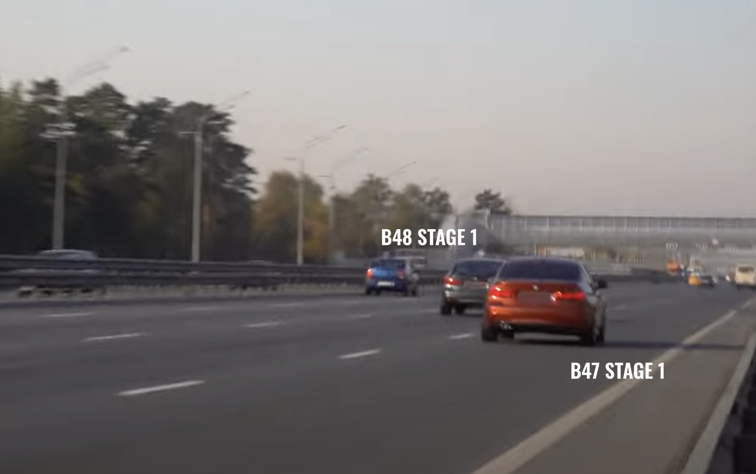 Гонки: сток B48, Stage 1, Stage 2 против 320d Stage 1 и B58 Stage 2 ...