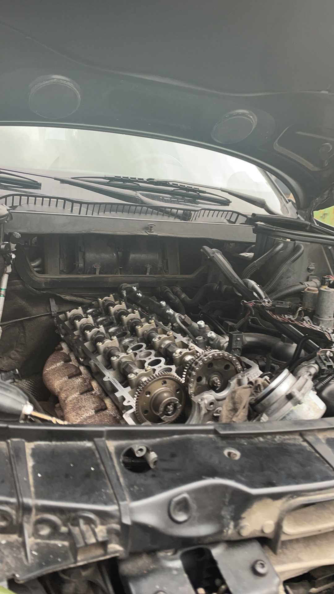 #77 Замена прокладки клапанной крышки. — BMW X3 (E83), 3 л, 2005 года ...