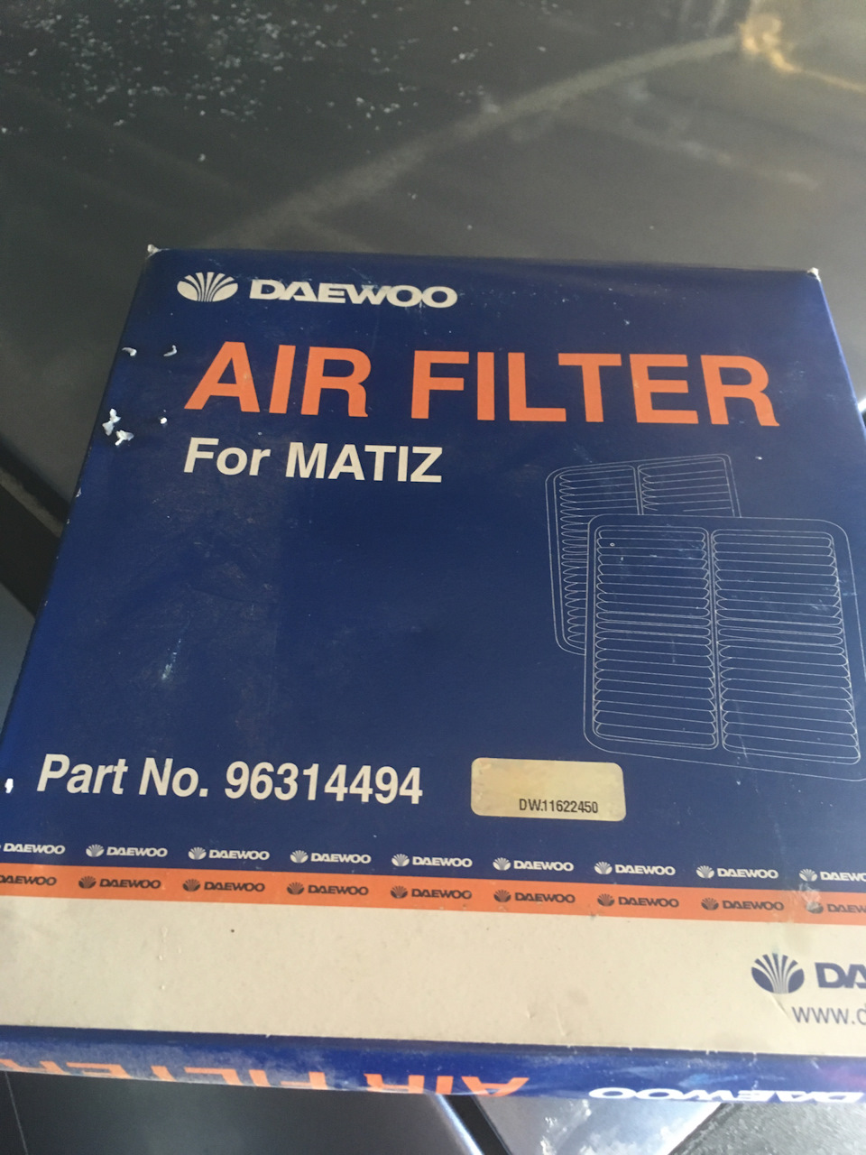 96314494 Фильтр воздушный GM | Запчасти на DRIVE2