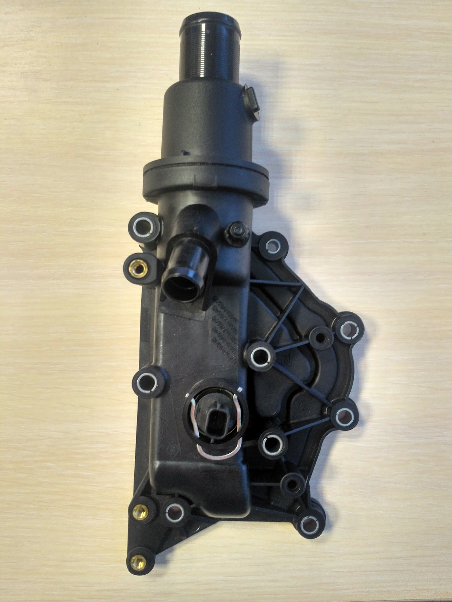 Замена термостата, задней опоры двигателя, установка защиты под бампер ...