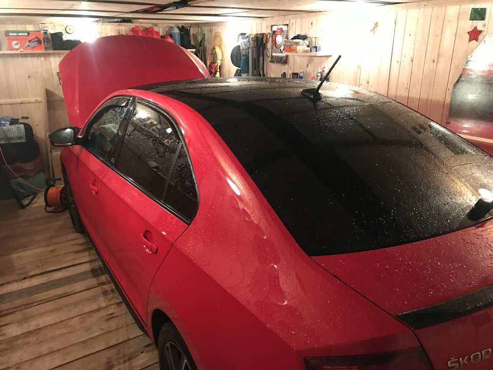 О «плюшках» в любимую машину — Skoda Rapid (1G), 1,4 л, 2017 года ...