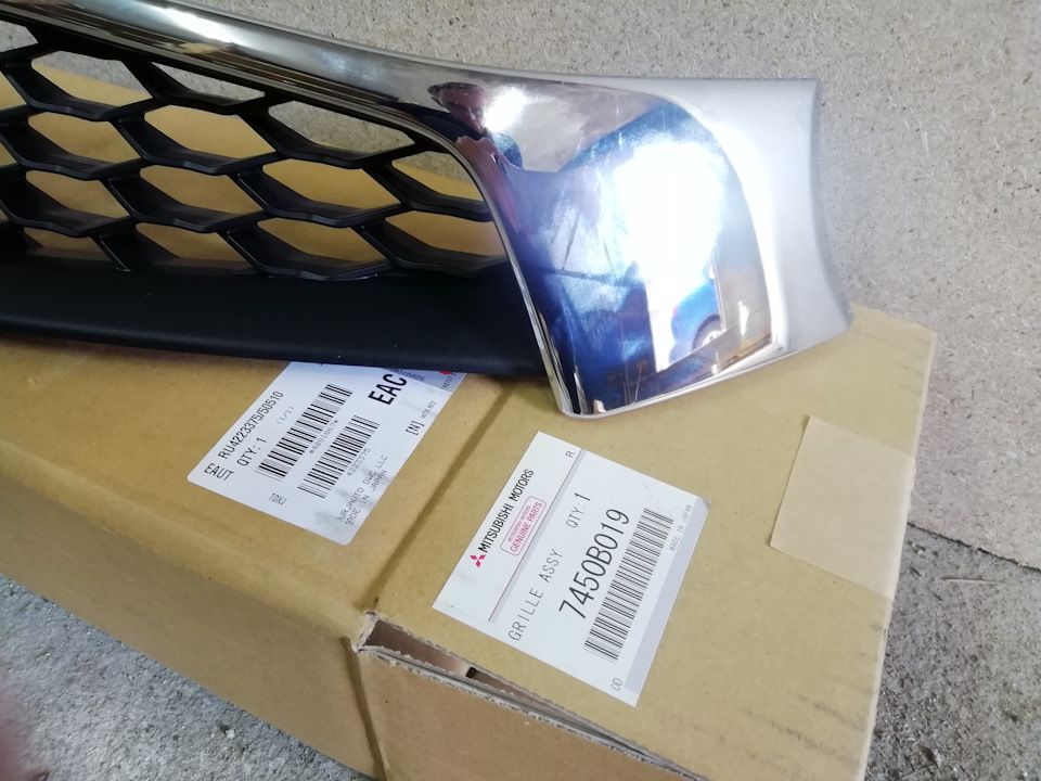 7450B019 РЕШЕТКА РАДИАТОРА Mitsubishi | Запчасти на DRIVE2