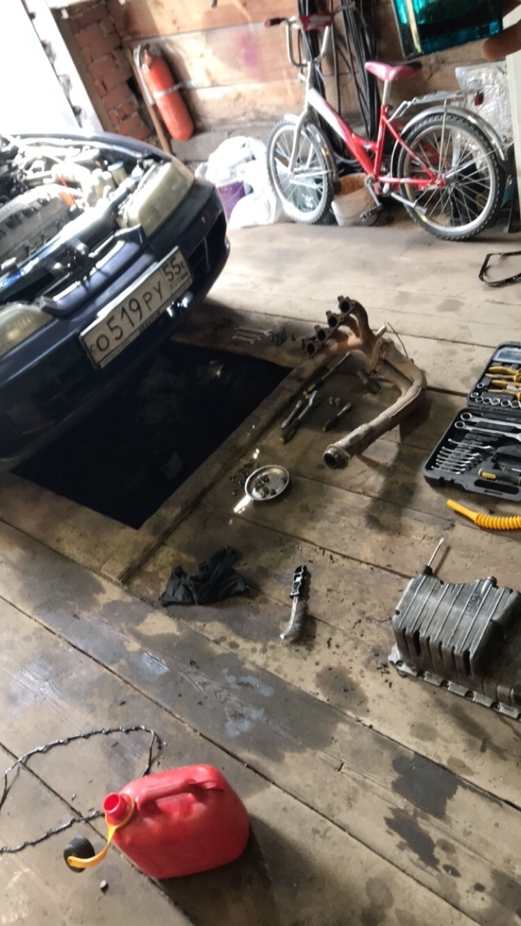 Ремонт поддона — Honda Integra Db6 Db9 1 6 л 2000 года своими