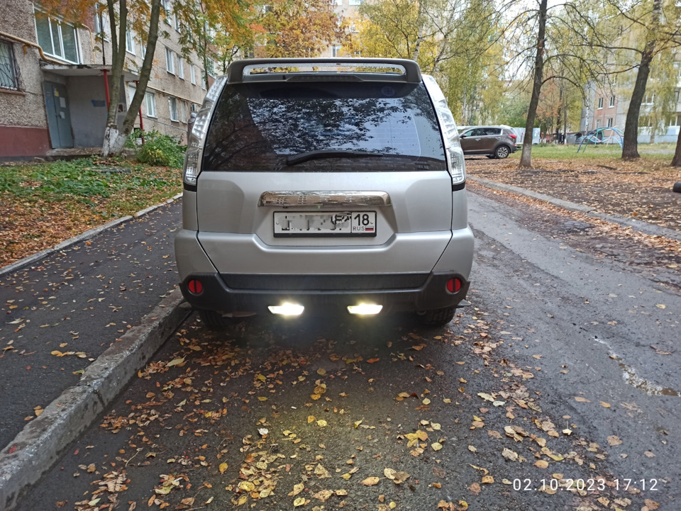 Лампы задний ход и птф от LEDovik — Nissan X-Trail II (t31), 2 л, 2014 ...