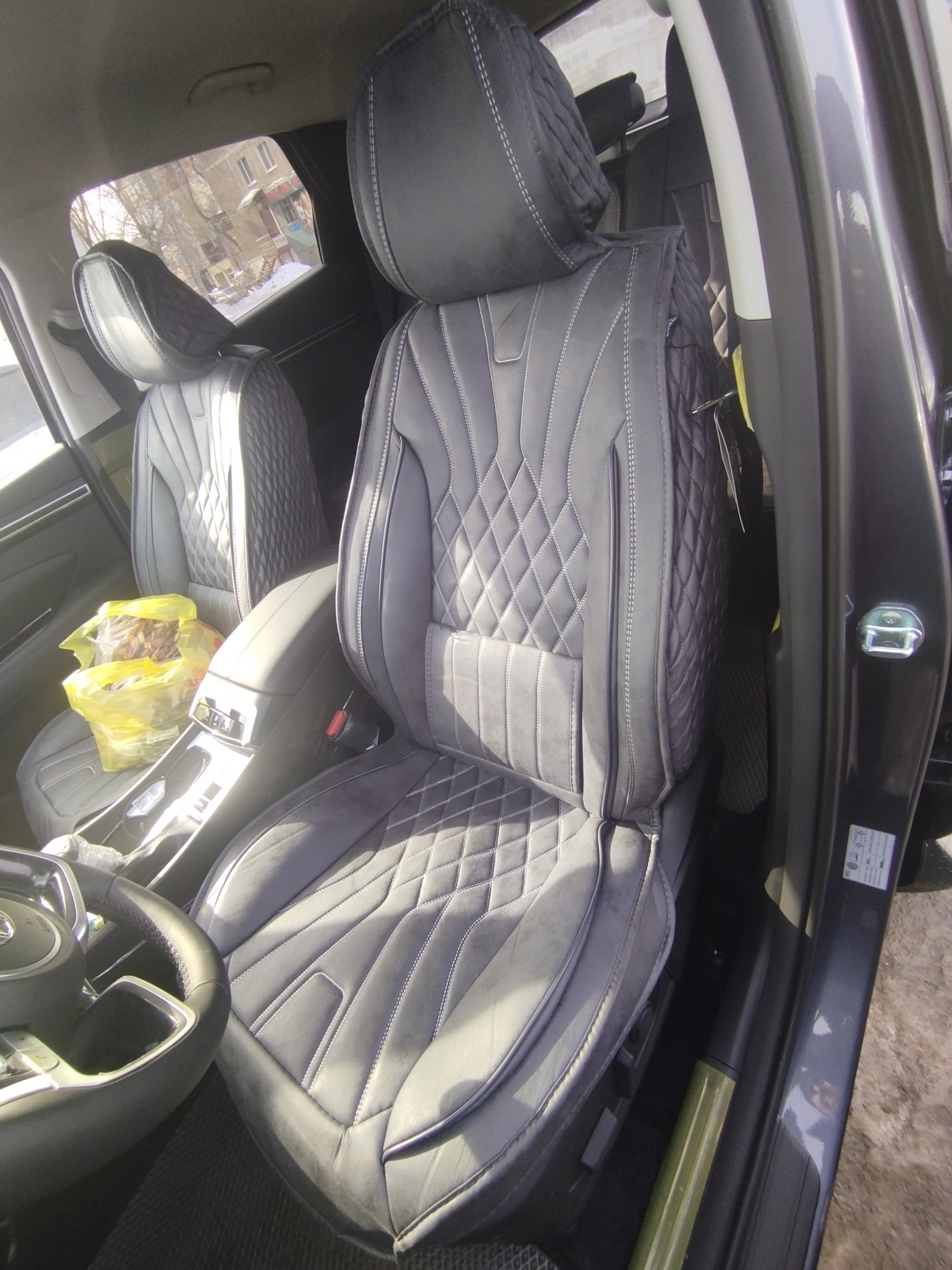 Чехлы сидений в Hyundai Tucson — Hyundai Tucson (4G), 2,5 л, 2024 года ...