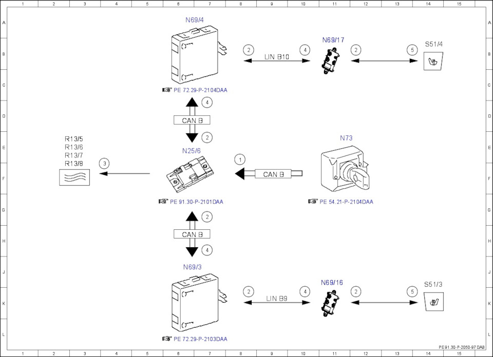 Опция 872 — подогрев задних сидений. — Mercedes-Benz C-Class (W204), 3 ...