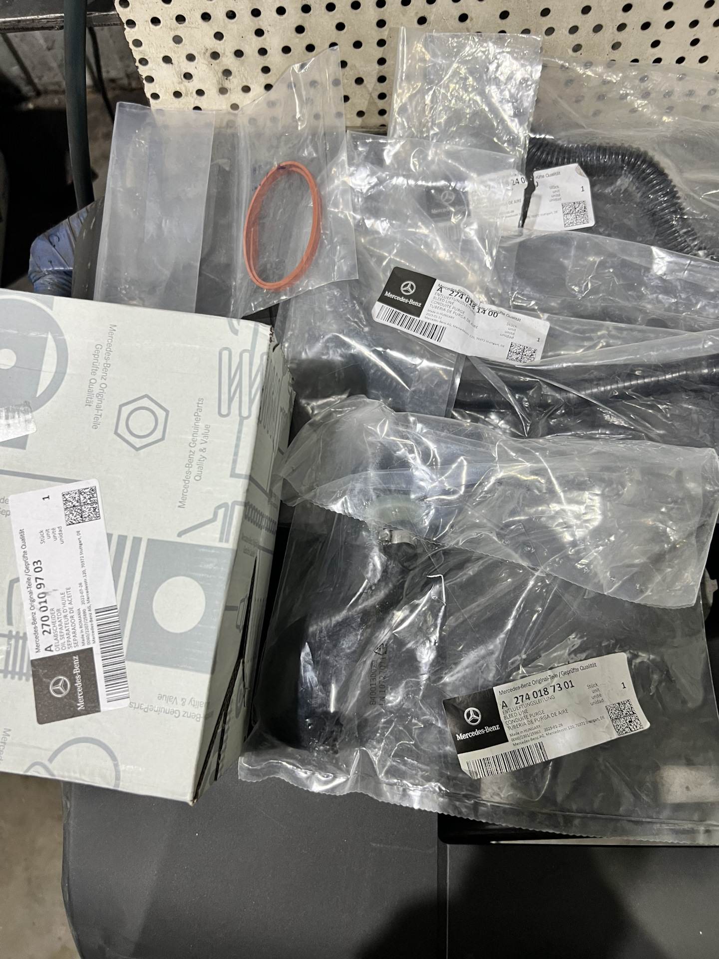 Полная и подробная замена системы вентиляции картерных газов M274.920 ...